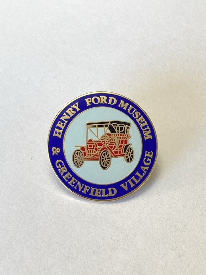 Vintage Henry Ford Museum Enamel Pin Greenfield Village Ford Early ...
