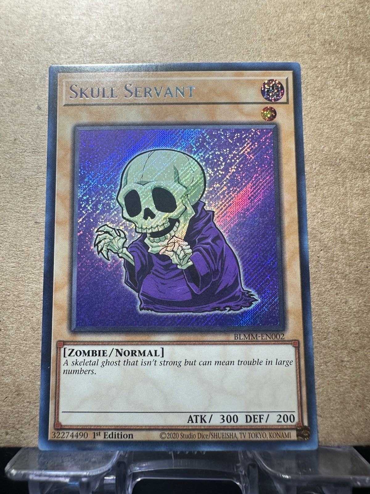 Yugioh Skull Servant (Chibi Art) BLMM-EN002 Secret Rare 1st Ed Near ...