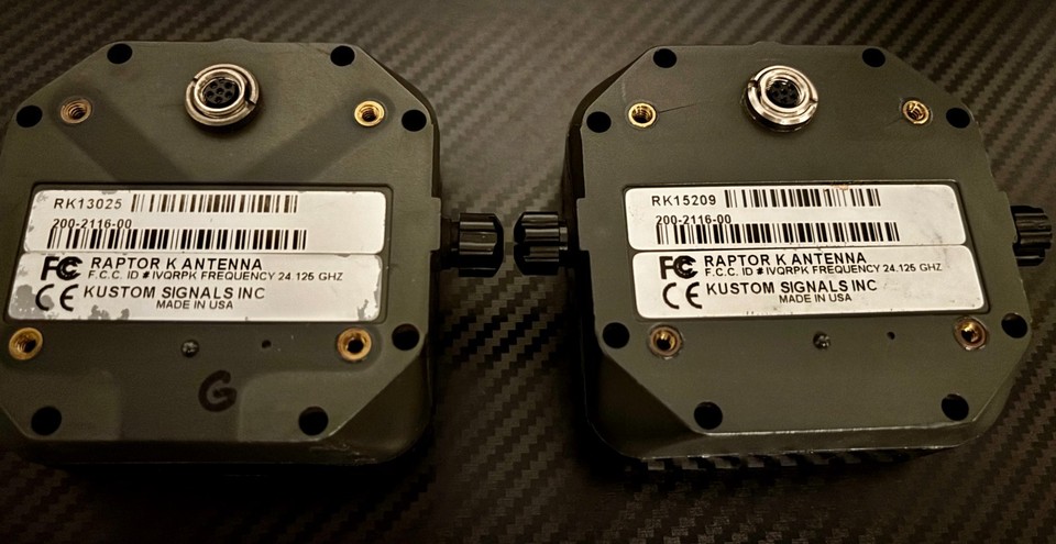 KUSTOM SIGNALS RP-1 Directional K-Band Police Radar Dual Antennas | eBay