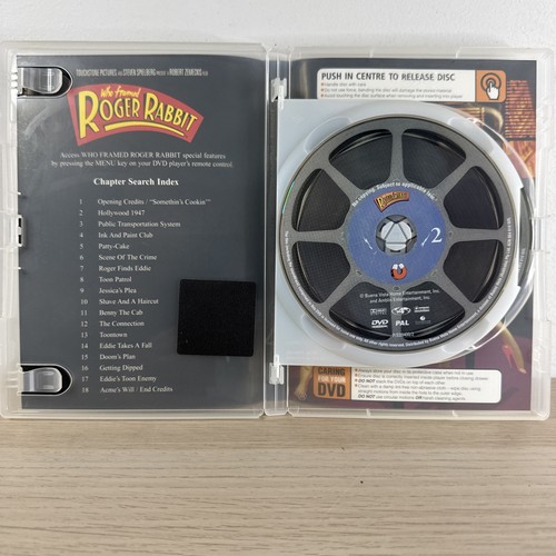 Who Framed Roger Rabbit (Special Edition, DVD, 1988) Bob Hoskins Looney ...