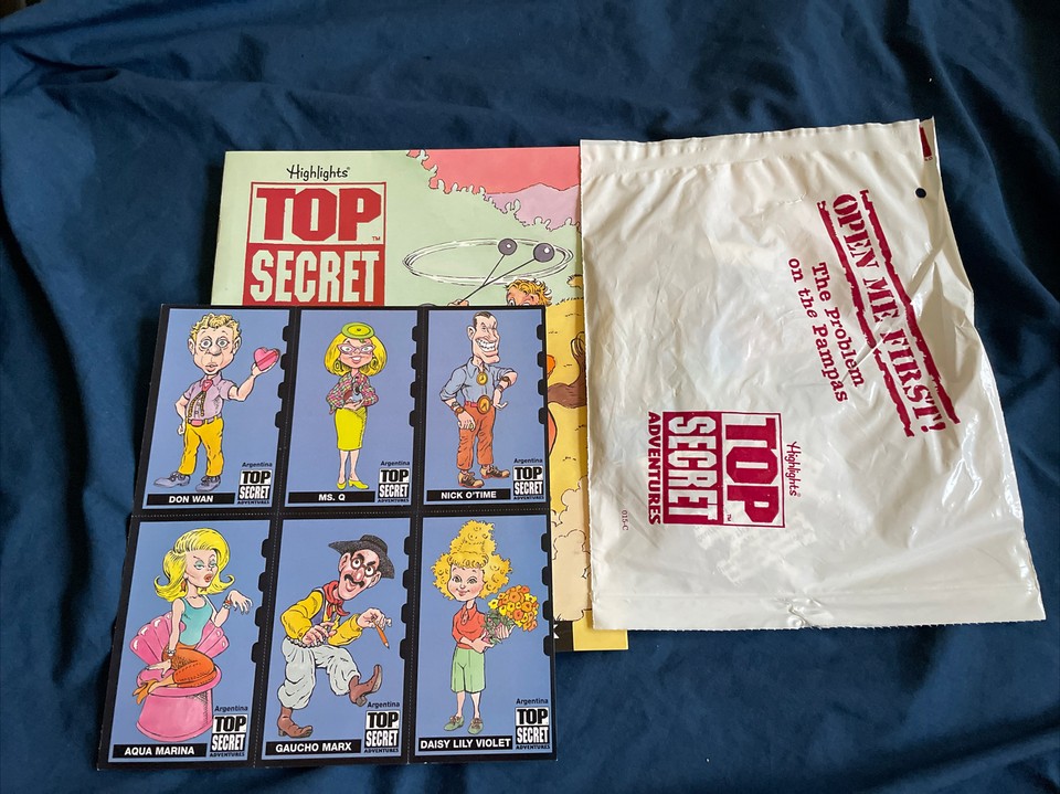 ARGENTINA Highlights Top Secret Adventures Case #66321 The Problem On ...