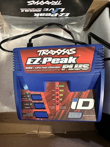 Traxxas 2970 EZ-Peak Plus NiMH/LiPo Fast Battery Charger w/ ID conector ...