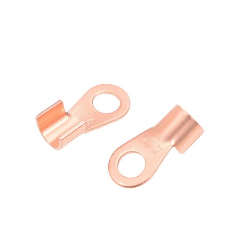 50 Pcs Pure Copper Ring Lug Terminals OT-10A Wire Crimp Terminal ...