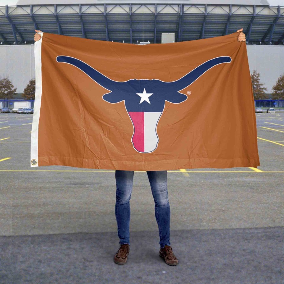 Texas Longhorn Flag Texas State Colors Logo | eBay