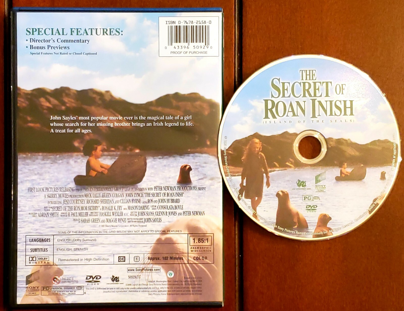 The Secret of Roan Inish DVD (Island of the Seals) ~A Film by John ...