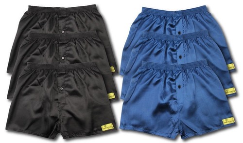 X6 short boxer satiné Frank and Beans sous-vêtements hommes S632 | eBay