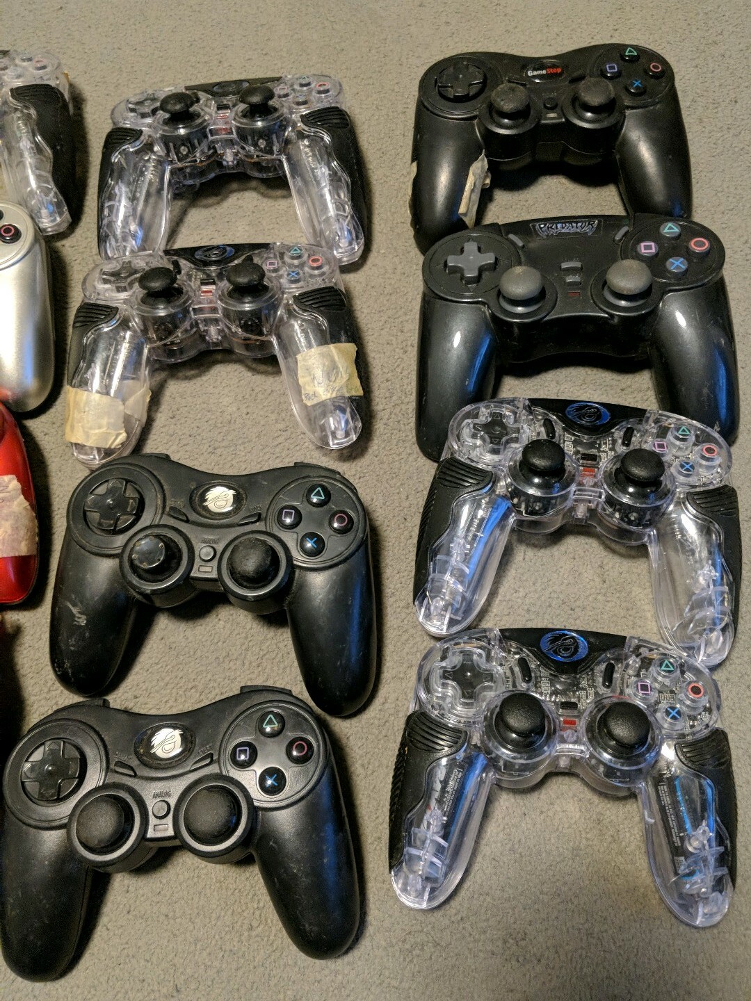 Lot 17 UNTESTED AS IS Wireless Controllers for PS2 PlayStation 2 ...