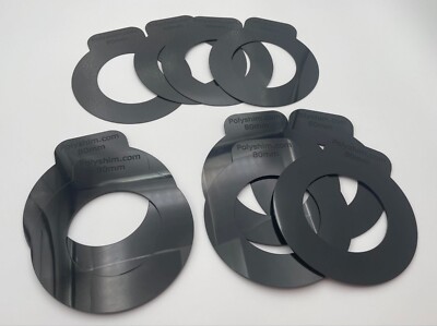 POLYSHIM Bucket Pin Shim Kit 80mm for Excavator Cat Deere Komatsu ...