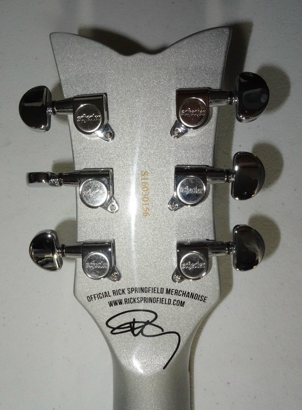 SIGNED RICK SPRINGFIELD AUTOGRAPHED SCHECTER GUITAR CERTIFIED JSA LOA ...