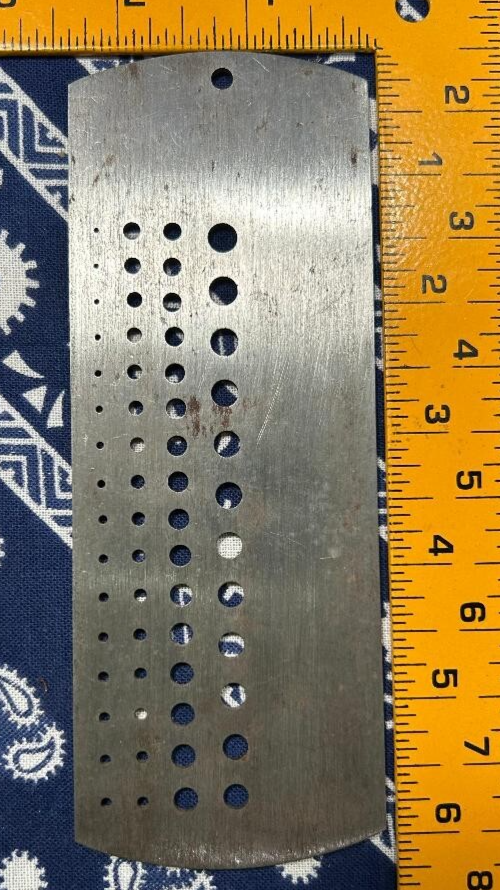 Starrett 185 Time Saver Drill Wire Gauge Gage Chart Machinists USA ...