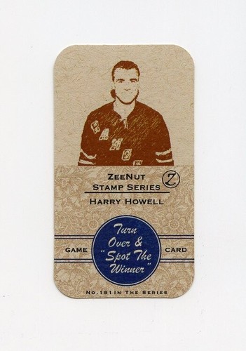 #TN27903 HARRY HOWELL Hall of Fame Hockey Game Card | eBay