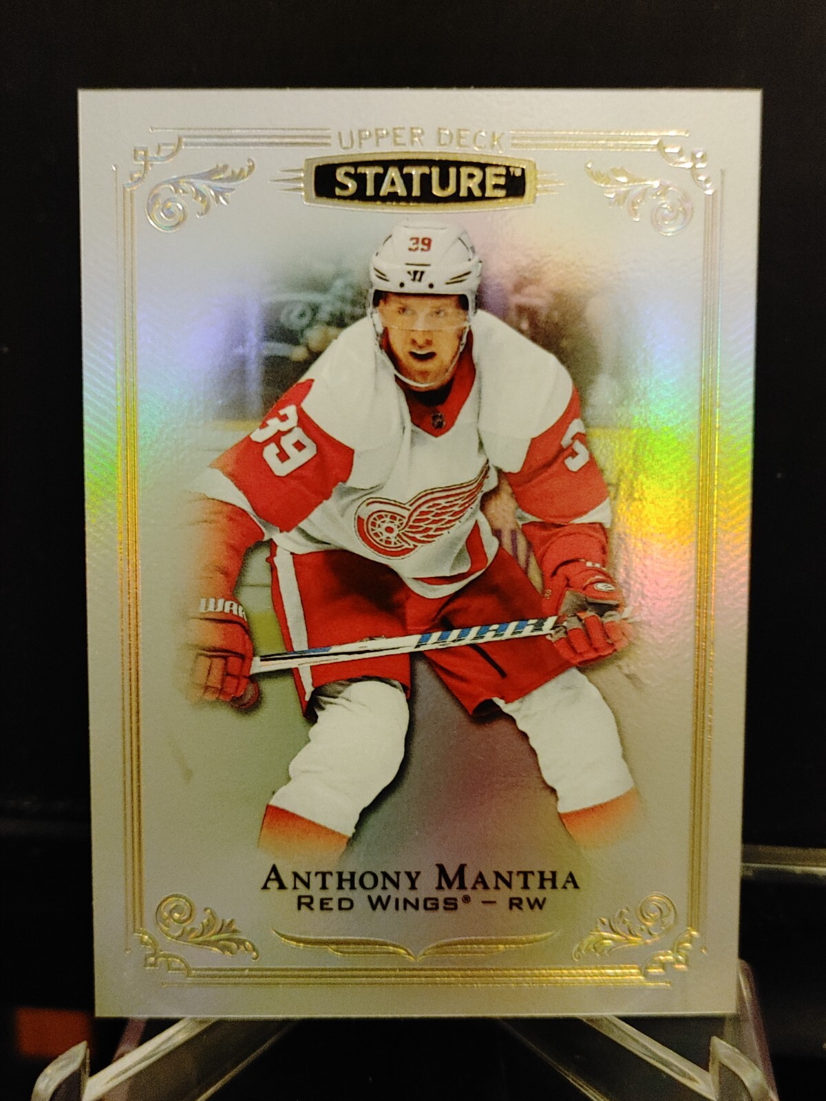 Anthony Mantha 2019-20 Upper Deck Stature Holo #29 - Detroit Red Wings ...