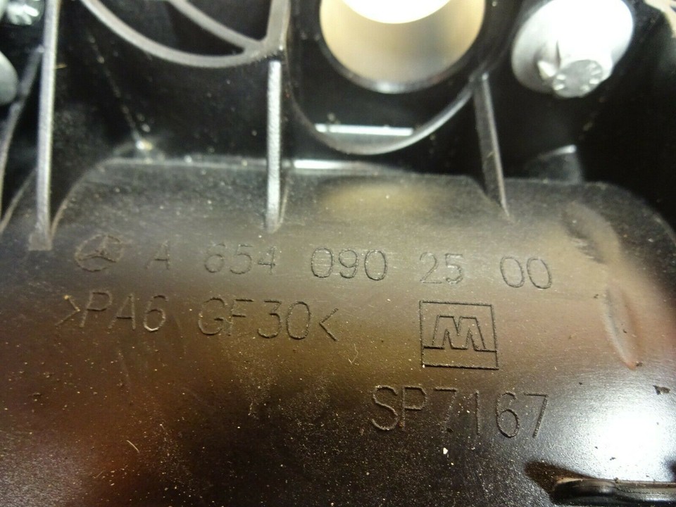 Ladeluftverteiler Ansaugbrücke + Steller Orig. Mercedes OM654 ...