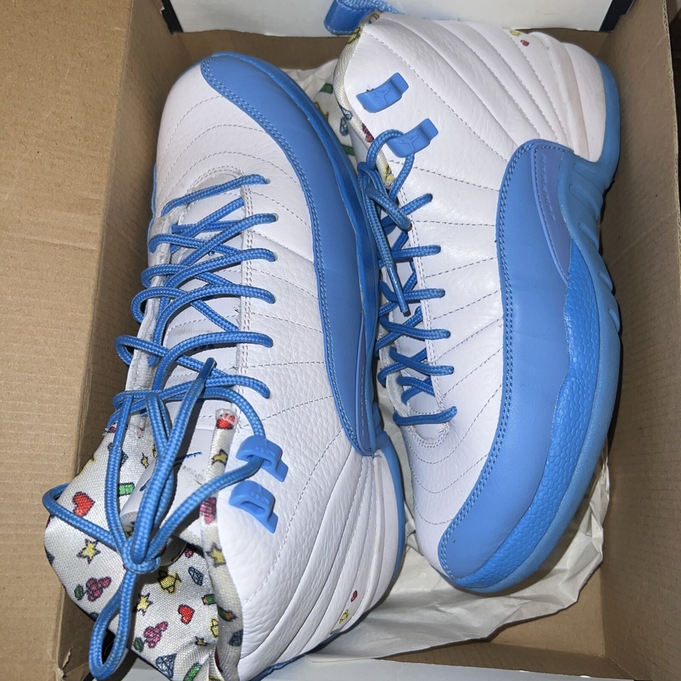 Air Jordan 12 Retro White University Blue | eBay