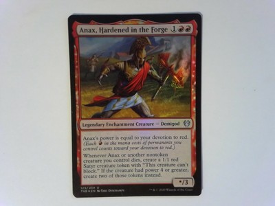 Foil Anax, Hardened in the Forge Theros Beyond - Magic the Gathering ...