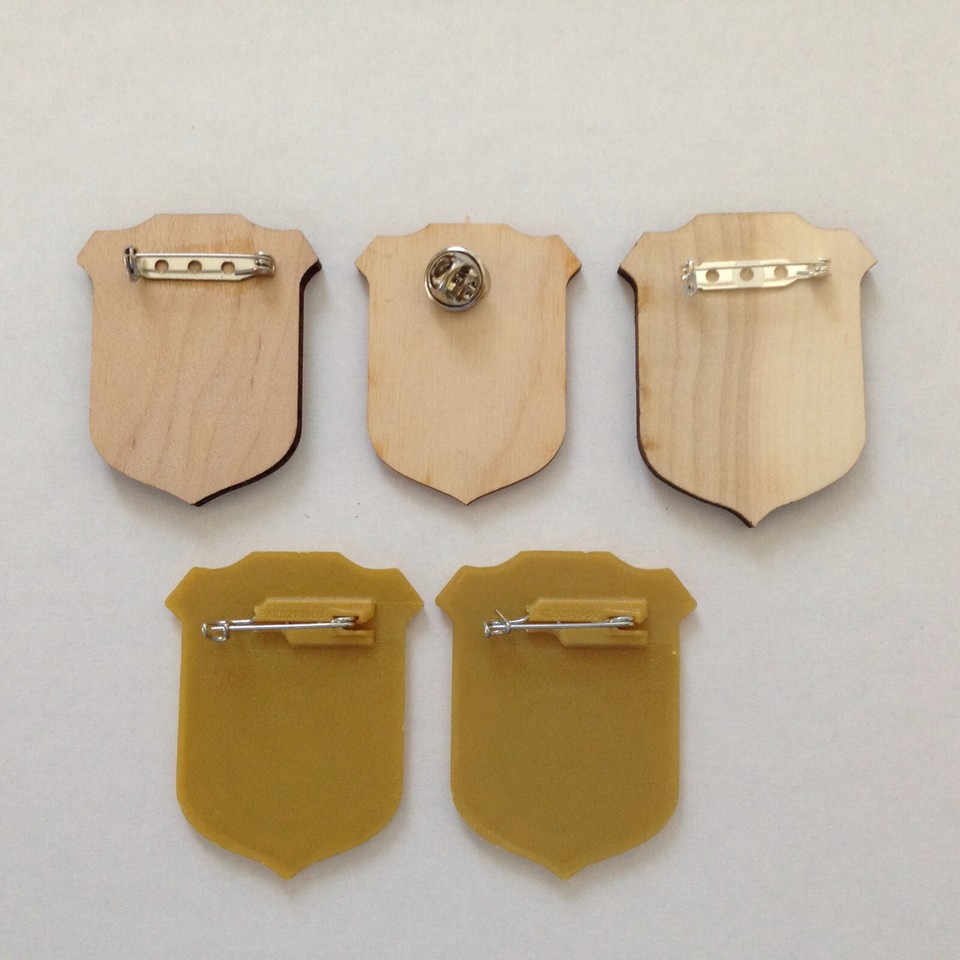 Junior Ranger Badge Park NHP NHS NPS NRA Wood Plastic Set Of 5 Rare USA ...