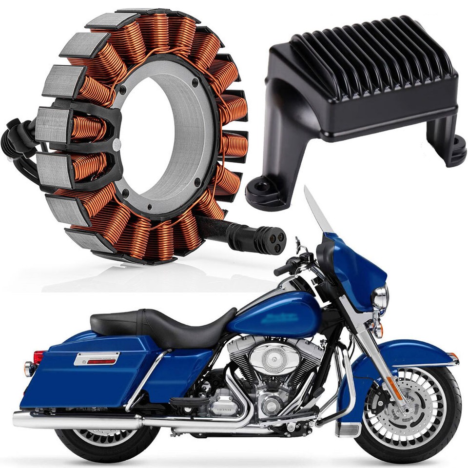 50 Amp Stator + Voltage Regulator Rectifier Replace for Harley 29987-06 ...