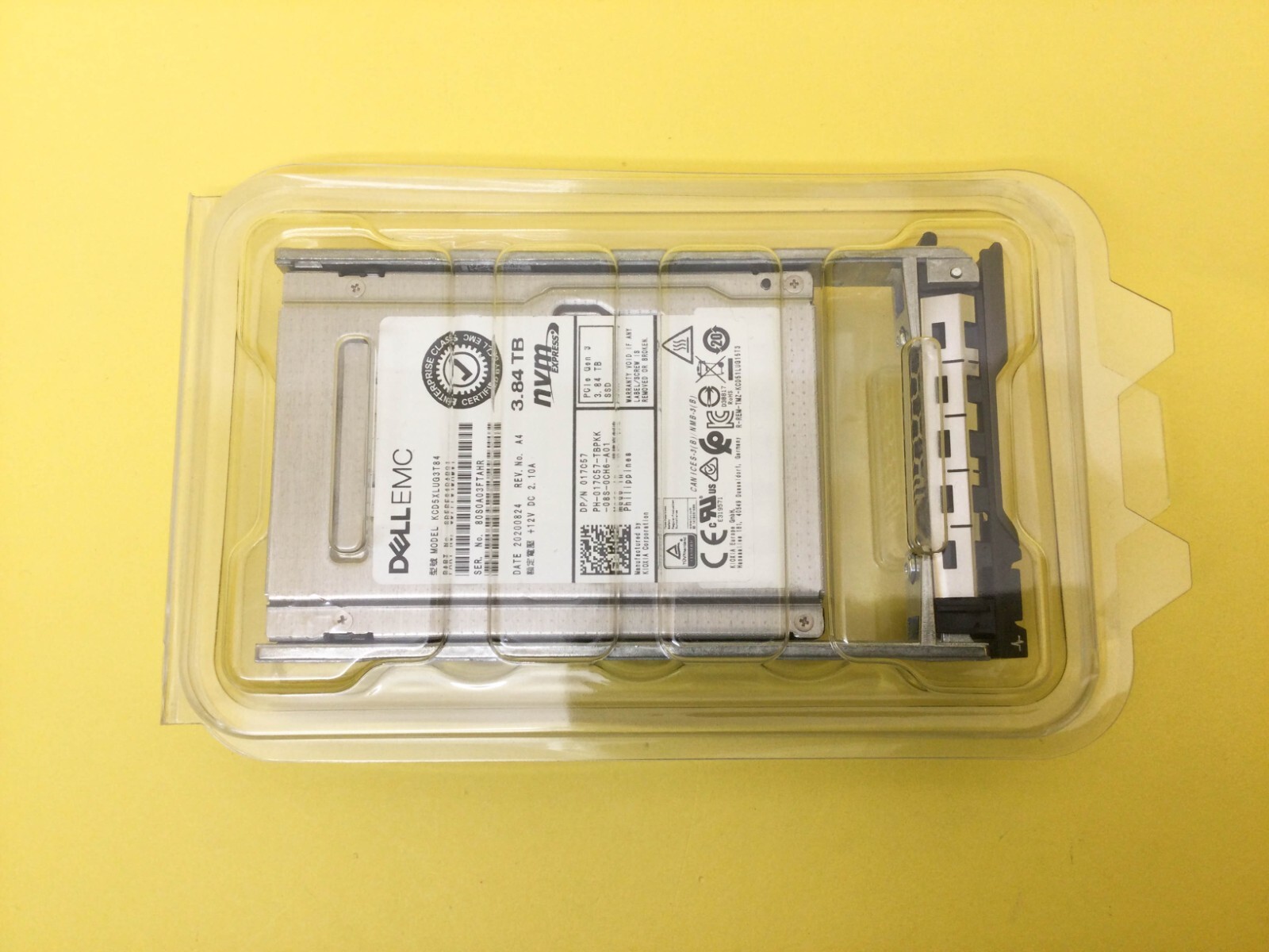 17C57 Dell 3.84TB PCIe NVMe Read Intensive U.2 2.5in SSD 017C57 ...