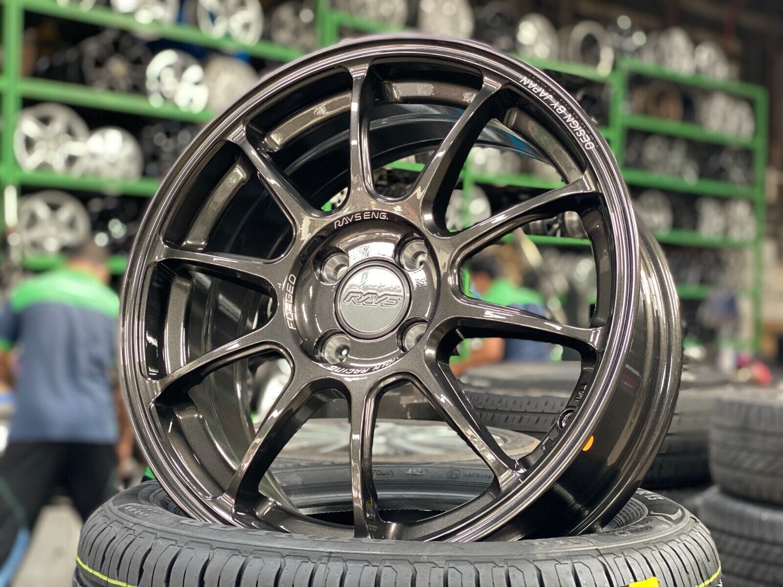 NEW! 4x100 (4 Wheels) 16x7J AOW ZE40 Flow Formed Fits for HONDA TOYOTA ...