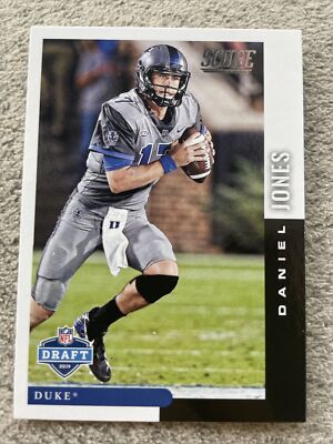 Daniel Jones ~ 2019 Panini Score ~ Draft 2019 Rookie Card RC NY Giants ...