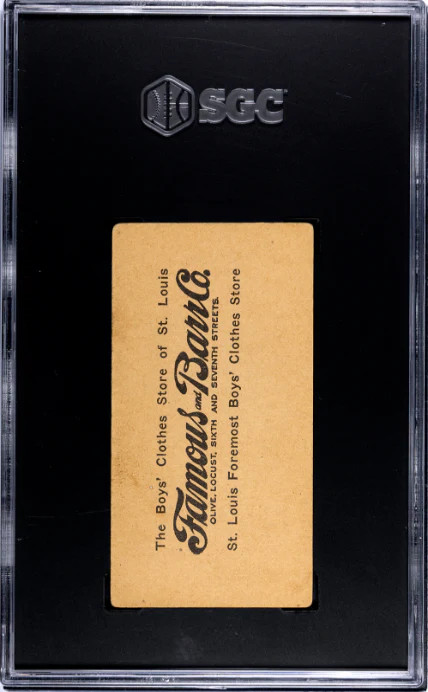 1916 FAMOUS AND BARR GEORGE CHALMERS 29 VG-EX HIGHEST GRADED SGC 4 ...