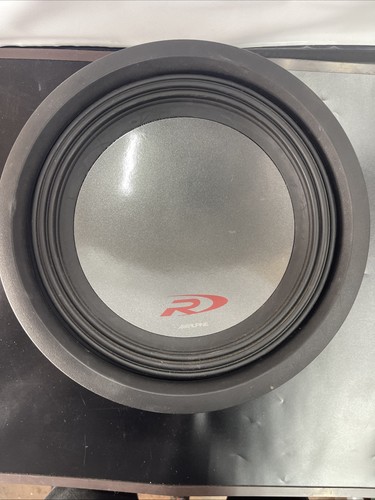 ALPINE Type R 12 Inch Dual 4 Ohms Subwoofer 1800 Watts SWR-1243D VERY ...