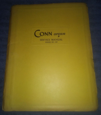 Conn Organ Service Series Manual 500-509 The Minuet | eBay