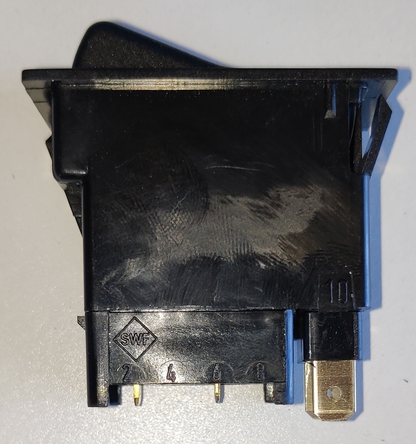 SWF 516.005 A/C On/Off Switch Green Illuminated Snowflake SPST ...