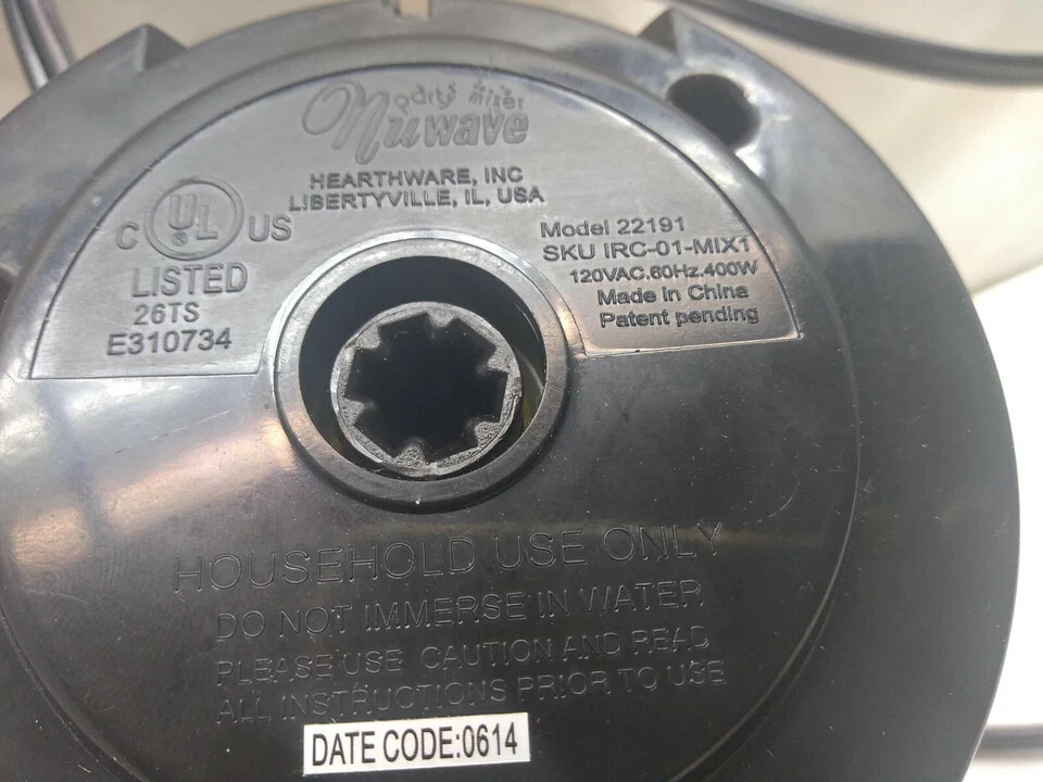 NuWave 22191 Party Mixer Push & Pulse Blender Motor Head Only | eBay