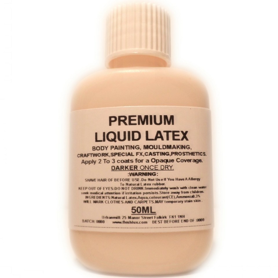Liquid Latex FLESH 1 LITRE 500ML 30ML 250ML 50ML HALLOWEEN SKIN fancy ...