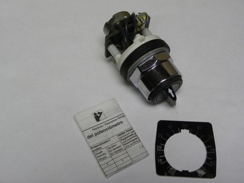 NEW Schneider Electric Potentiometer, Harmony 9001K, 9001K2106, 30mm, 2 ...