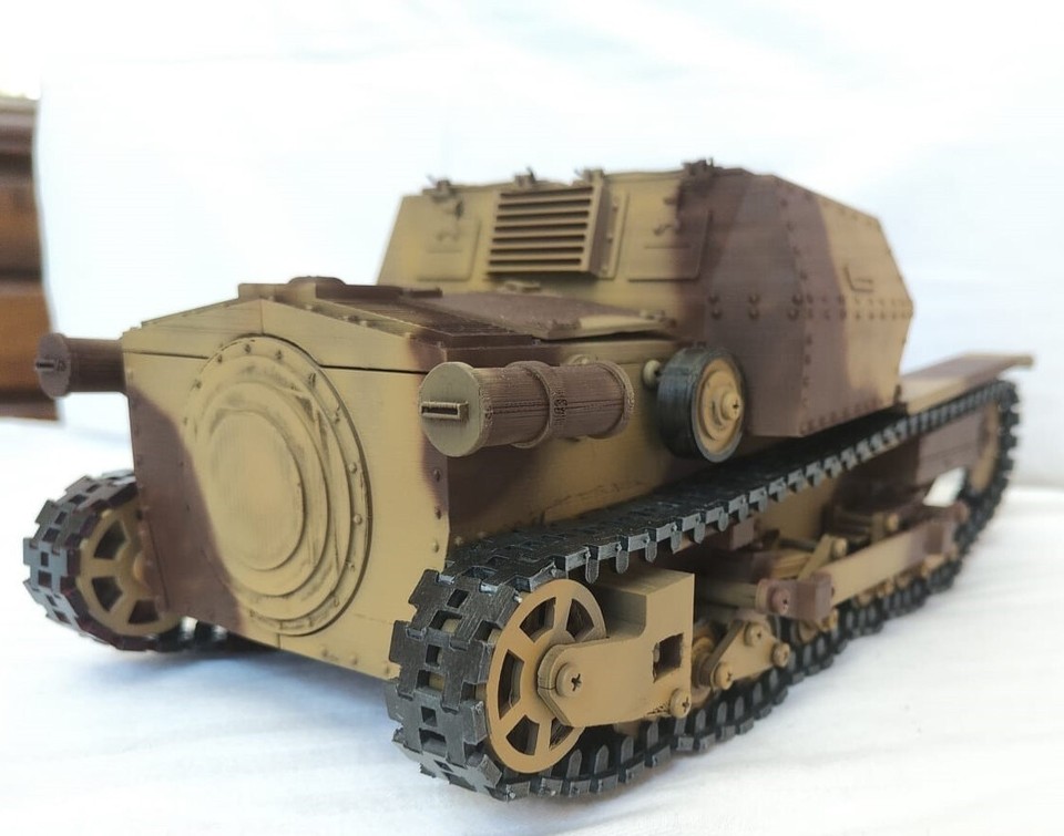 Rc Tank L3/Cv33 Tankette - scala: 1/10 | eBay