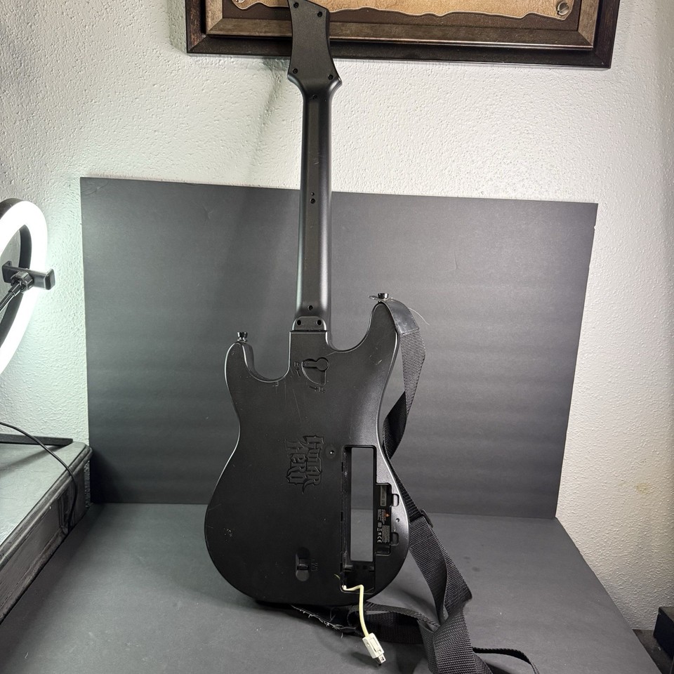 Nintendo Wii Guitar Hero World Tour Sunburst Guitar Red Octane 95455. ...