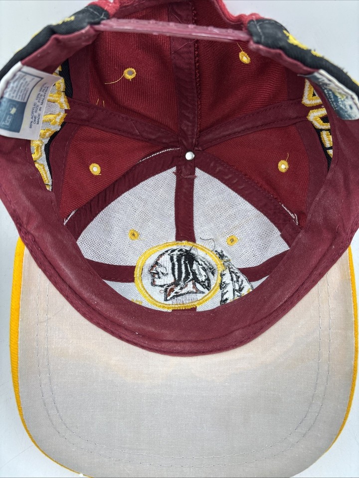 🔥🔥VINTAGE Washington Redskins Hat Snapback Drew Pearson Script Panel ...