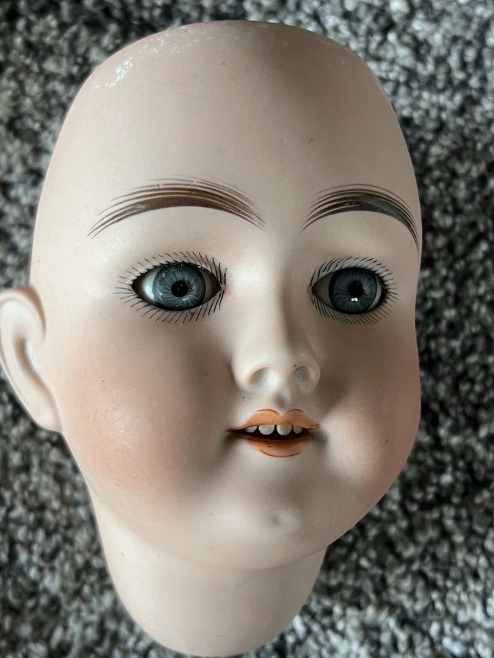 Max Handwerk German Doll Head Glass Eyes Porcelain Teeth 283 | eBay
