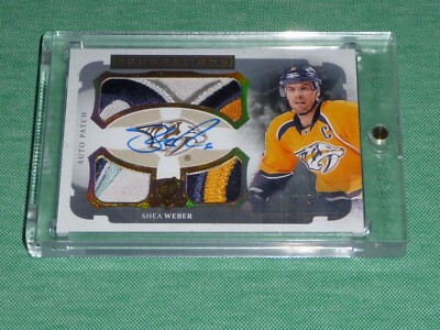 *SALE* 2013-14 The Cup SHEA WEBER AUTO PATCH 4/5 Autographed ...
