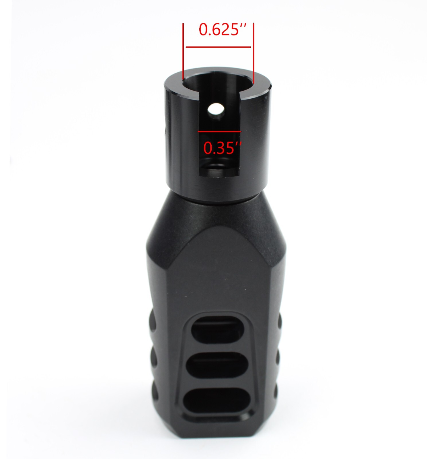 Black Muzzle Brake/Linear Compensator Compatible with Ruger 10/22 1022 ...