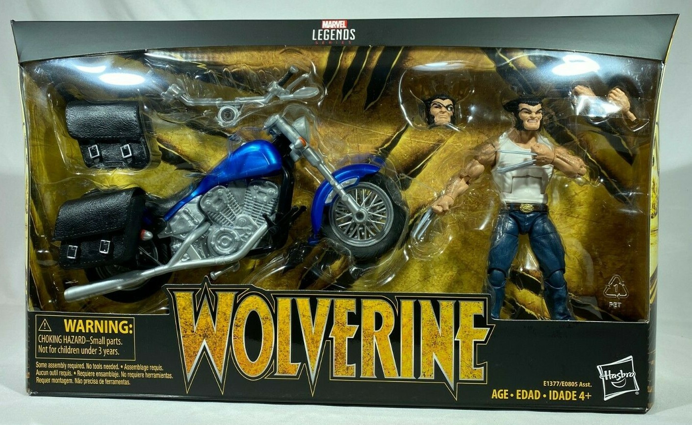 Marvel Legends Series Xmen Wolverine With Motorcycle Hasbro 2017 for ...
