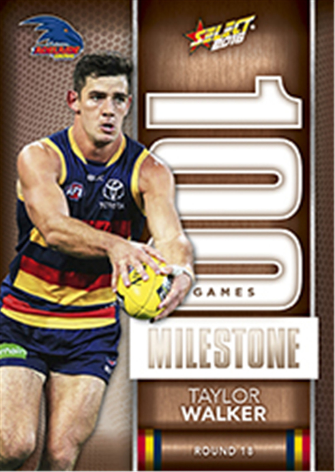 2016 AFL Footy Stars Trading Cards Milestones Subset MG1 Taylor Walker ...