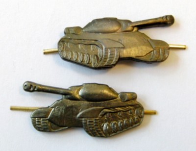 Russian Tank Troops Metal Insignia Field Pin Badge for Collar Tabs ...