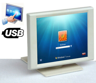 38cm 15" Touchscreen 1024x768 Display PV760T Windows 2000 XP 7 8 with ...