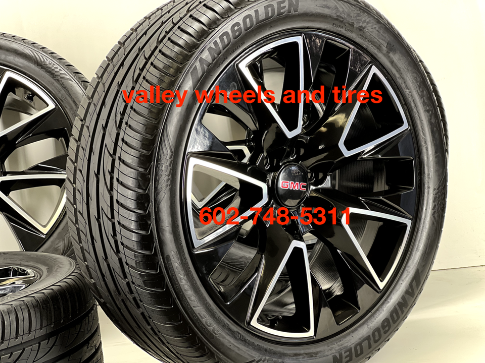 22" CHEVY TAHOE SUBURBAN RST FACTORY 22 WHEELS TIRES OEM RIMS SILVERADO ...