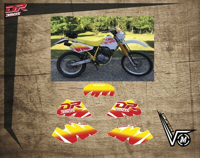 Suzuki DR 350 1992 1996 adesivi/adhesives/grafiche/stickers/decals | eBay