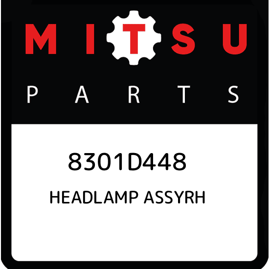 8301D448 Genuine Mitsubishi HEADLAMP ASSY RH for sale online | eBay