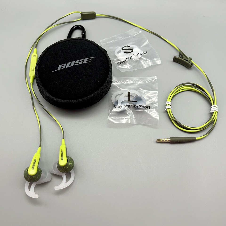 Bose SoundSport Wired 3.5mm Jack Earbuds In-ear Headphones Earbuds ...