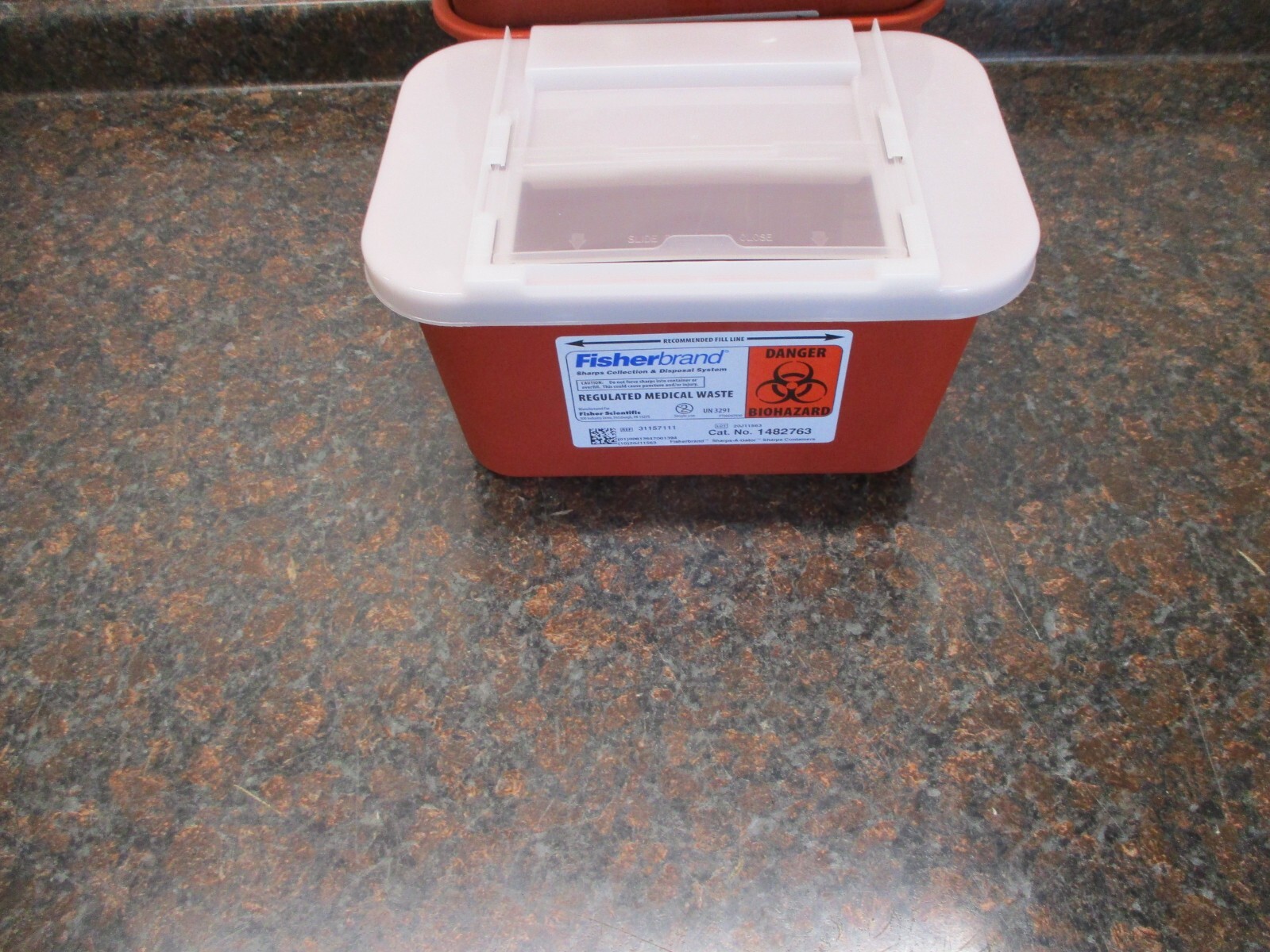 LOT OF 5 NEW FISHERBRAND 1482763 Sharps-A-Gator Sharps Containers | eBay