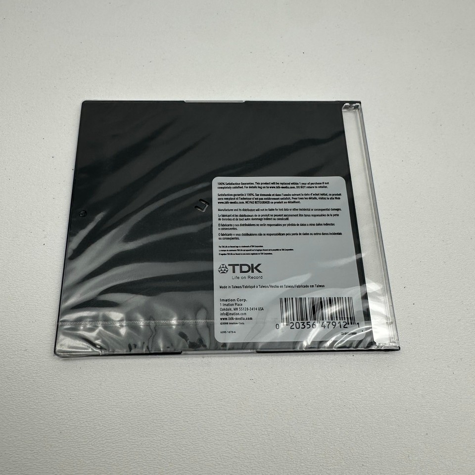 TDK CD RW Disc 80 Minute 700mb 1-4x Blank Media Music Storage Recording ...