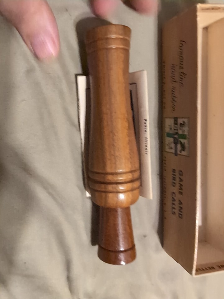 P.S. Olt 77 Goose Call Vintage Hunting Wooden In Box | eBay