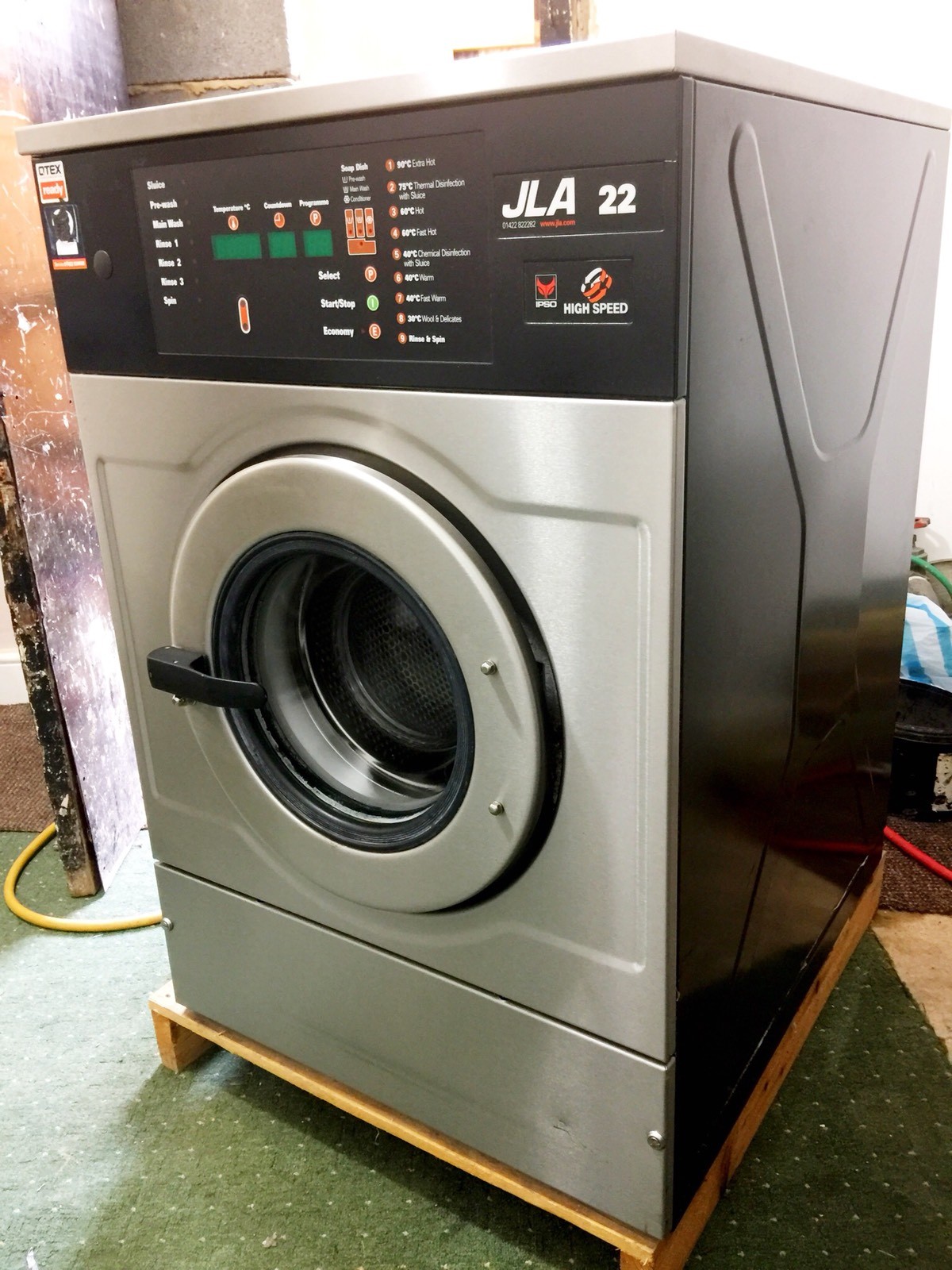 IPSO HC100 10kg 22lb Commercial Industrial Laundry Washing Machine Self ...