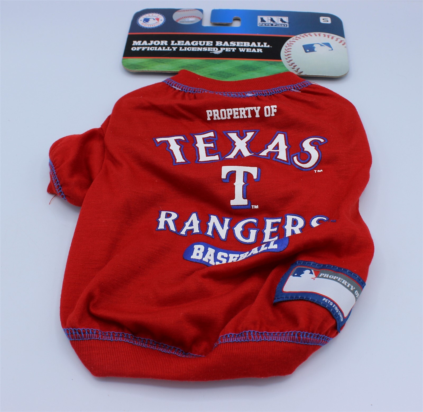 MLB Officially Licensed - Texas Rangers - Dog Shirt - Small - Girth 8 ...